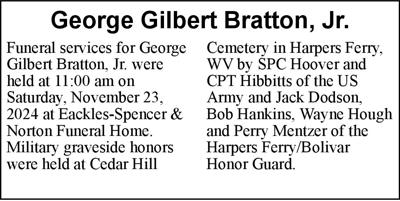 George Gilbert Bratton, Jr. | Obituaries | journal-news.net