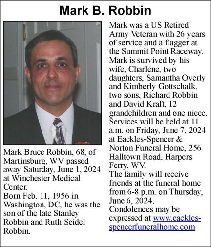 Mark B. Robbin | Obituaries | journal-news.net