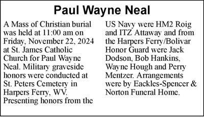 Paul Wayne Neal | Obituaries | journal-news.net
