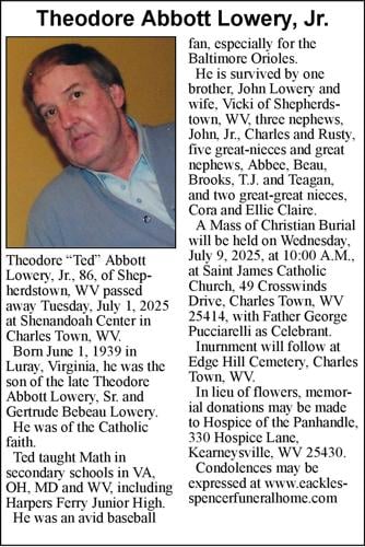 Theodore Abbott Lowery, Jr. | Obituaries | journal-news.net