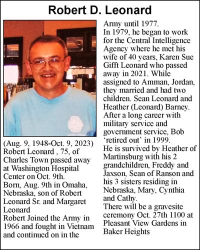 Robert D. Leonard | Obituaries | journal-news.net