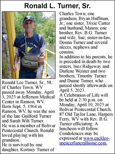 Ronald L. Turner, Sr. | Obituaries | journal-news.net