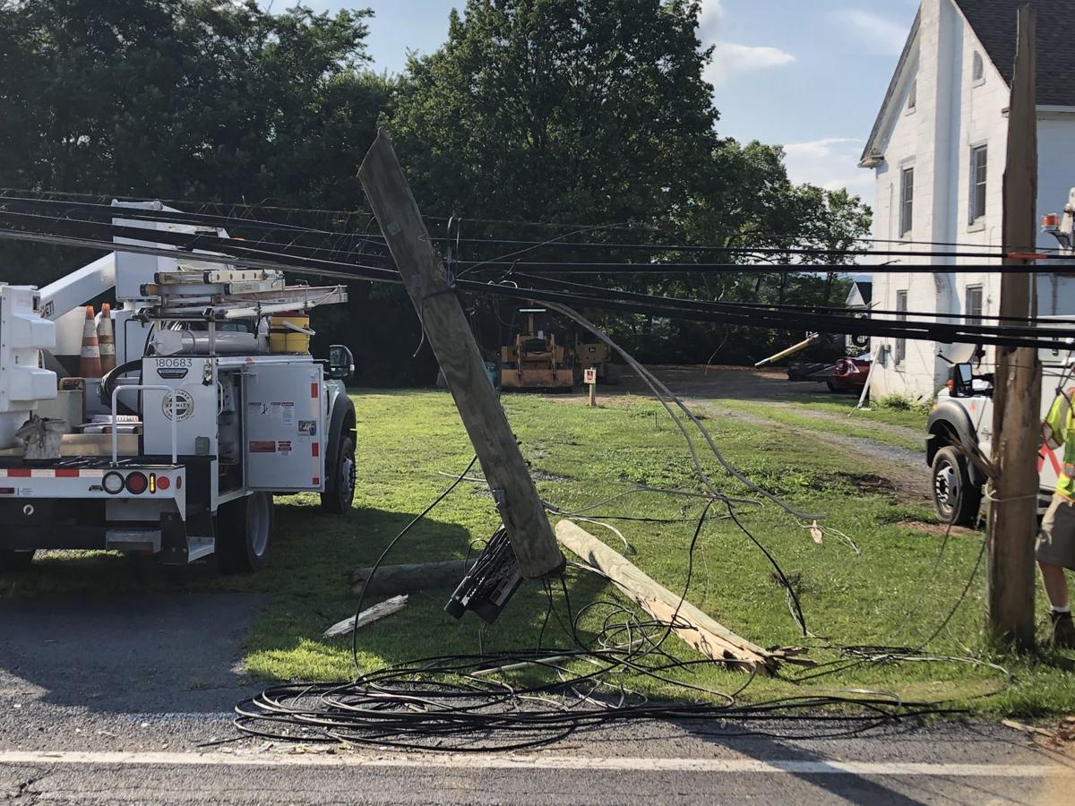 Dump truck takes out power lines in Inwood | Journal-news | journal ...