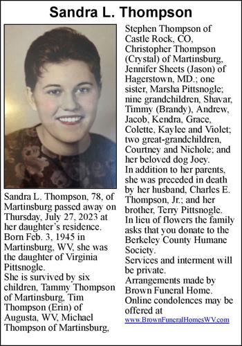 Sandra L. Thompson | Obituaries | journal-news.net