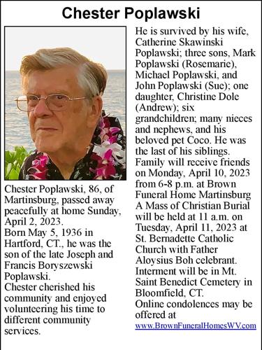 Chester Poplawski | Obituaries | journal-news.net