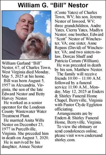 William G. “Bill” Nestor | Obituaries | journal-news.net