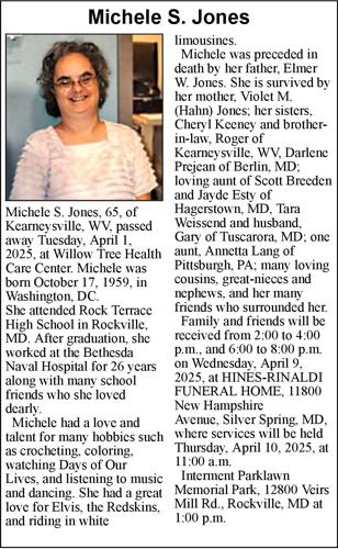 Michele S. Jones | Obituaries | journal-news.net