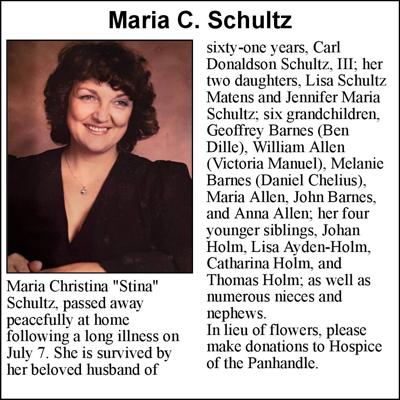 Maria C. Schultz | Obituaries | journal-news.net