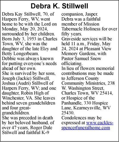 Debra K. Stillwell | Obituaries | journal-news.net