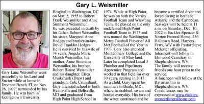Gary L. Weismiller | Obituaries | journal-news.net