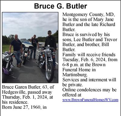 Bruce G. Butler | Obituaries | journal-news.net