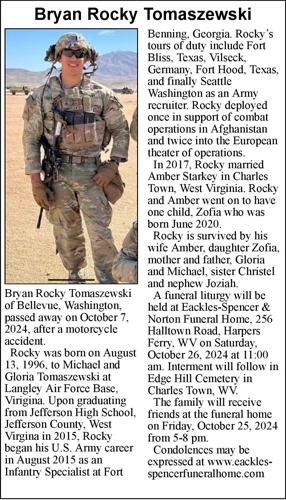 Bryan Rocky Tomaszewski | Obituaries | journal-news.net