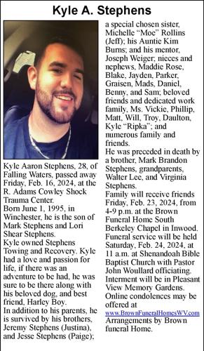 Kyle A. Stephens | Obituaries | journal-news.net