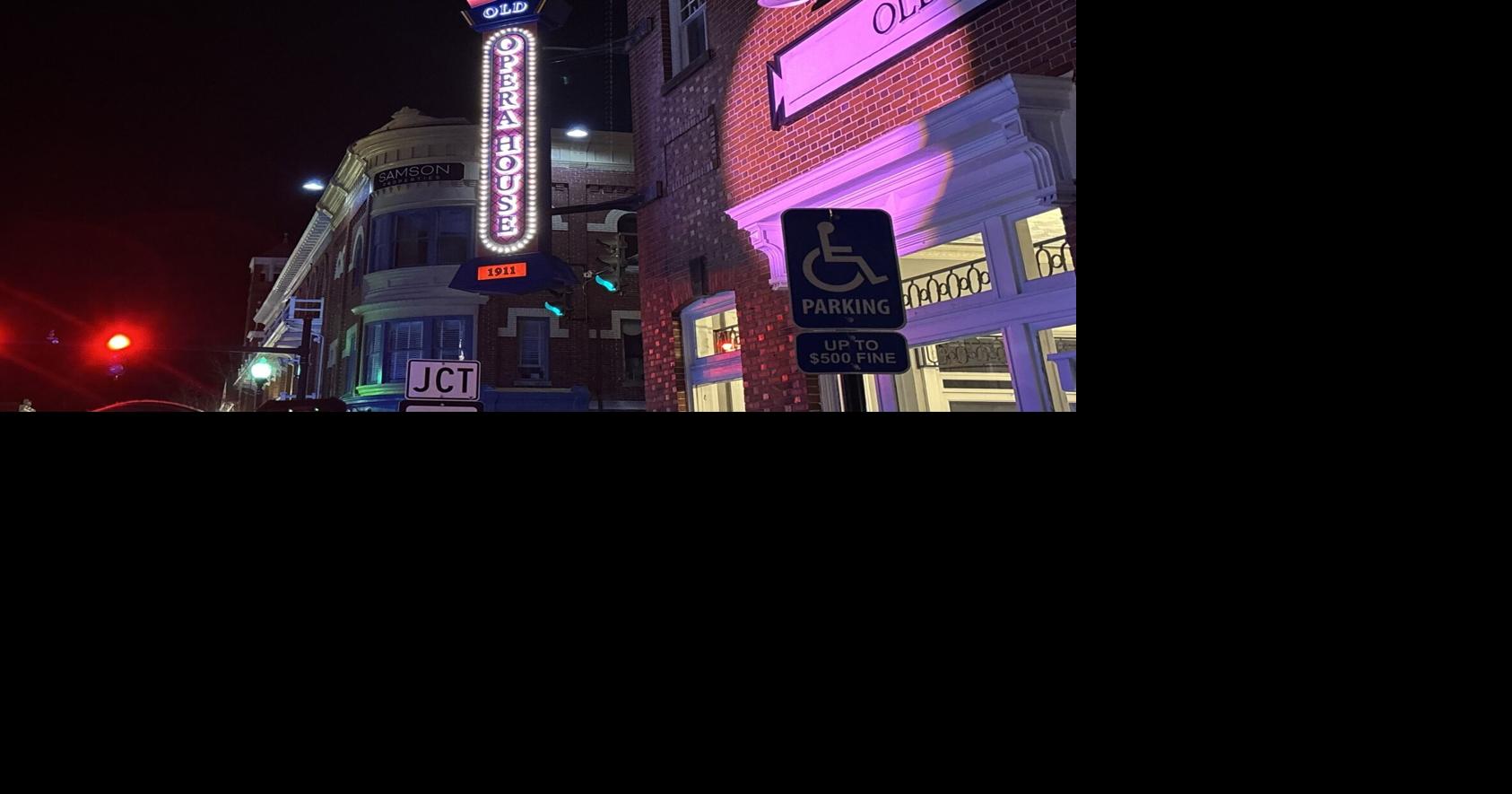 Old Opera House lights up George Street with its new marquee unveiling ...