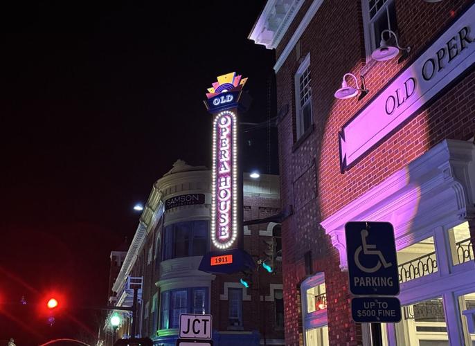 Old Opera House lights up George Street with its new marquee unveiling ...