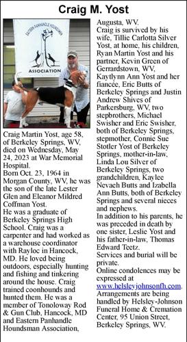 Craig M. Yost | Obituaries | journal-news.net