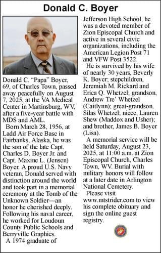 Donald C. Boyer | Obituaries | journal-news.net