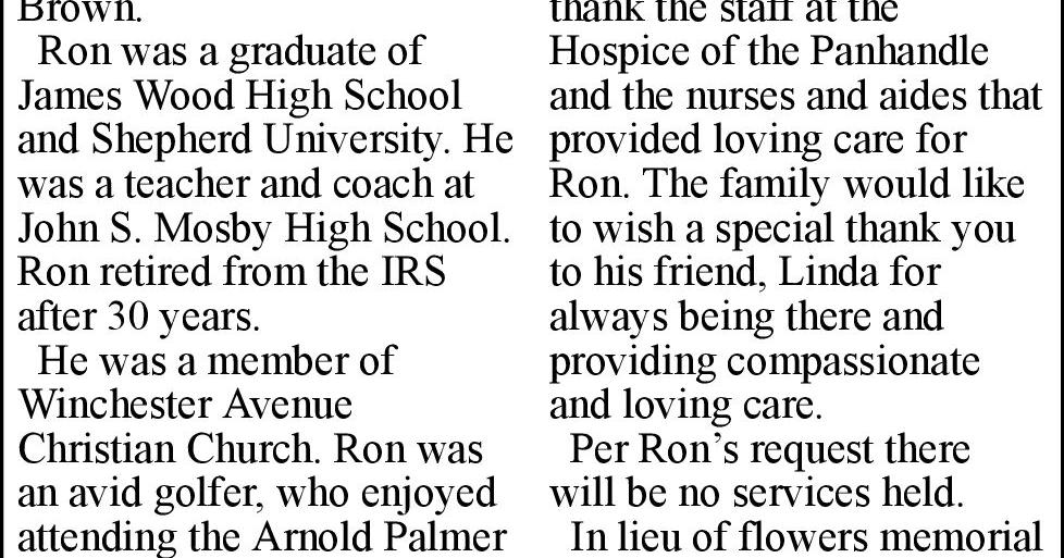 Ronald Cleveland Dellinger | Obituaries | journal-news.net