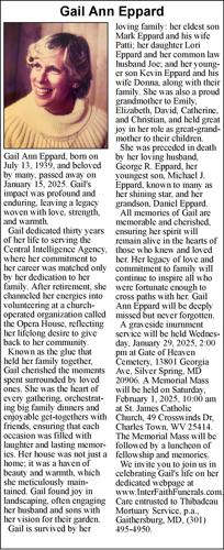 Gail Ann Eppard | Obituaries | journal-news.net