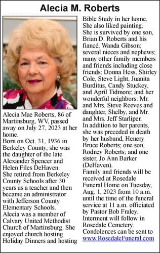 Alecia M. Roberts | Obituaries | journal-news.net