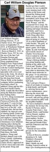 Carl William Douglas Pierson | Obituaries | journal-news.net