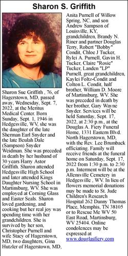 Sharon S. Griffith | Obituaries | journal-news.net