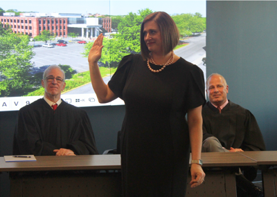 Judge Delligatti sworn in alongside returning judges in newly created ...