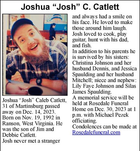 Joshua “Josh” C. Catlett | Obituaries | journal-news.net