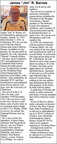 James “Jim” R. Barnes | Obituaries | journal-news.net