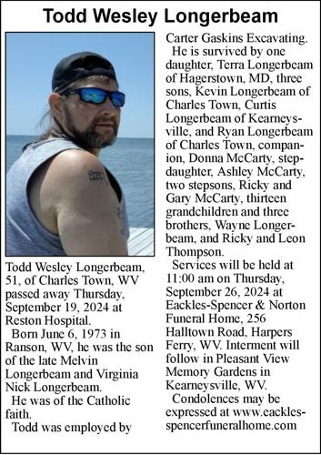 Todd Wesley Longerbeam | Obituaries | journal-news.net
