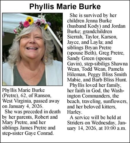 Phyllis Marie Burke | Obituaries | journal-news.net