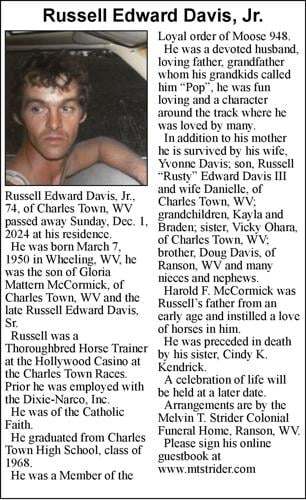 Russell Edward Davis, Jr. | Obituaries | journal-news.net