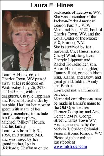 Laura E. Hines | Obituaries | journal-news.net