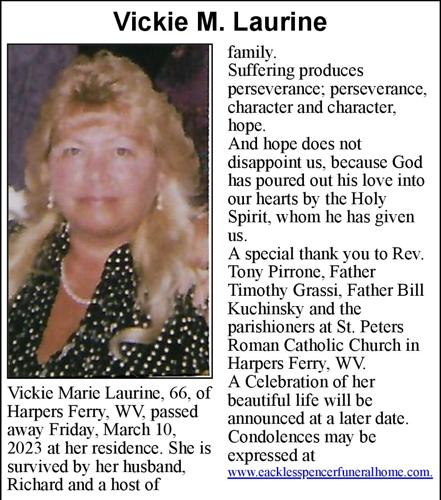 Vickie M. Laurine | Obituaries | journal-news.net