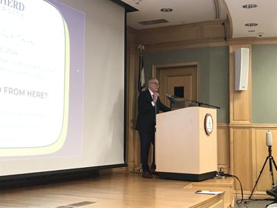Widmeyer discusses civility in politics during his lecture “Where Do We ...