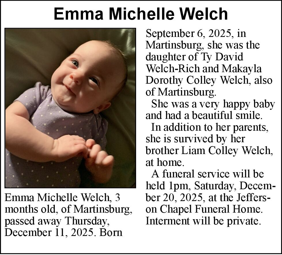 Emma Michelle Welch | Obituaries | journal-news.net