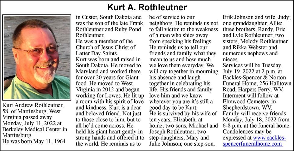 Kurt A. Rothleutner | Obituaries | journal-news.net