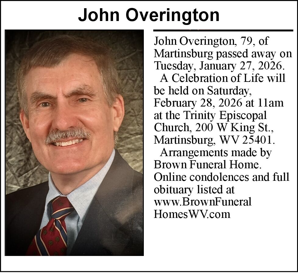 John Overington | Obituaries | journal-news.net