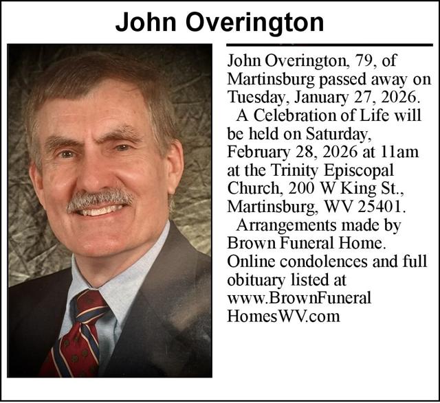 John Overington | Obituaries | journal-news.net