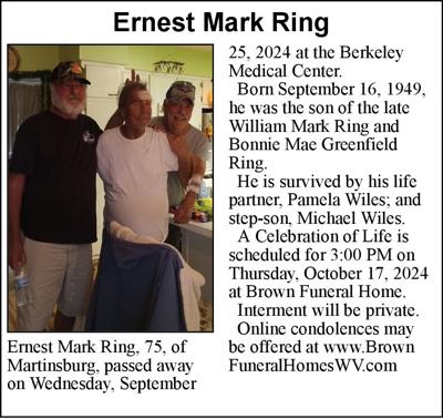 Ernest Mark Ring | Obituaries | journal-news.net
