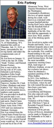 Eric Fortney | Obituaries | journal-news.net