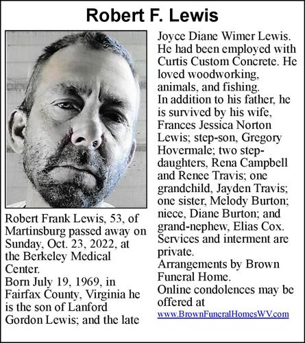 Robert F. Lewis | Obituaries | journal-news.net