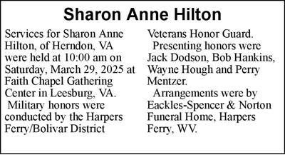Sharon Anne Hilton | Obituaries | journal-news.net