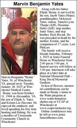 Marvin Benjamin Yates | Obituaries | journal-news.net