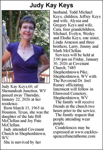Judy Kay Keys | Obituaries | journal-news.net