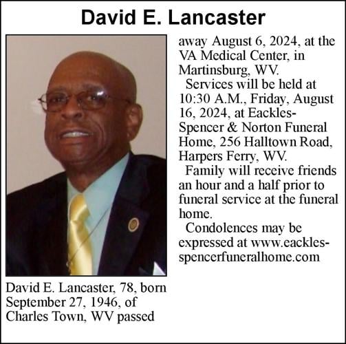 David E. Lancaster | Obituaries | journal-news.net