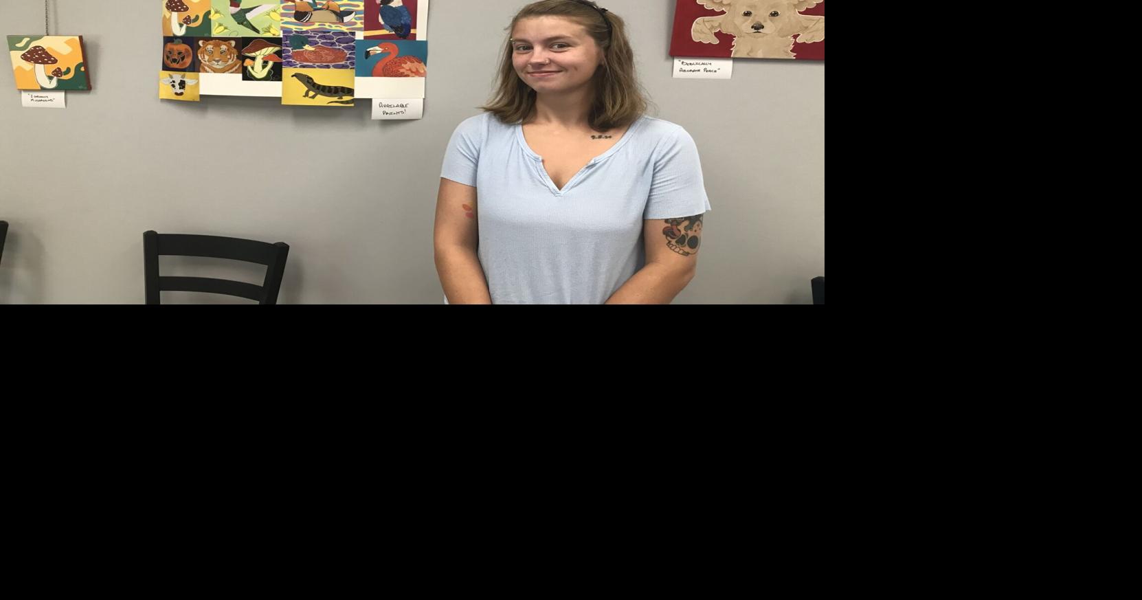 Ashton Englebert shares her art at the South Jefferson Public Library ...