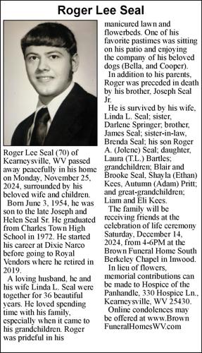 Roger Lee Seal | Obituaries | journal-news.net