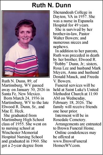Ruth N. Dunn | Obituaries | journal-news.net