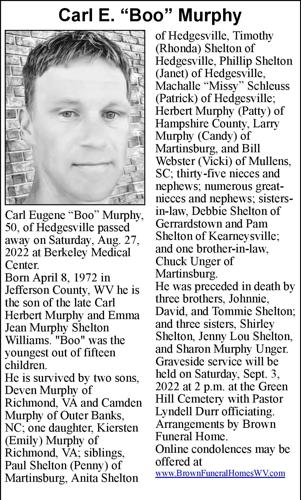 Carl E. “Boo” Murphy | Obituaries | journal-news.net